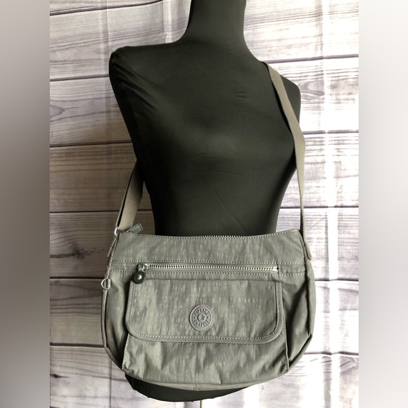 Kipling | Bags | Kipling Syro Crossbody Shoulder Bag Purse Dark Gray ...